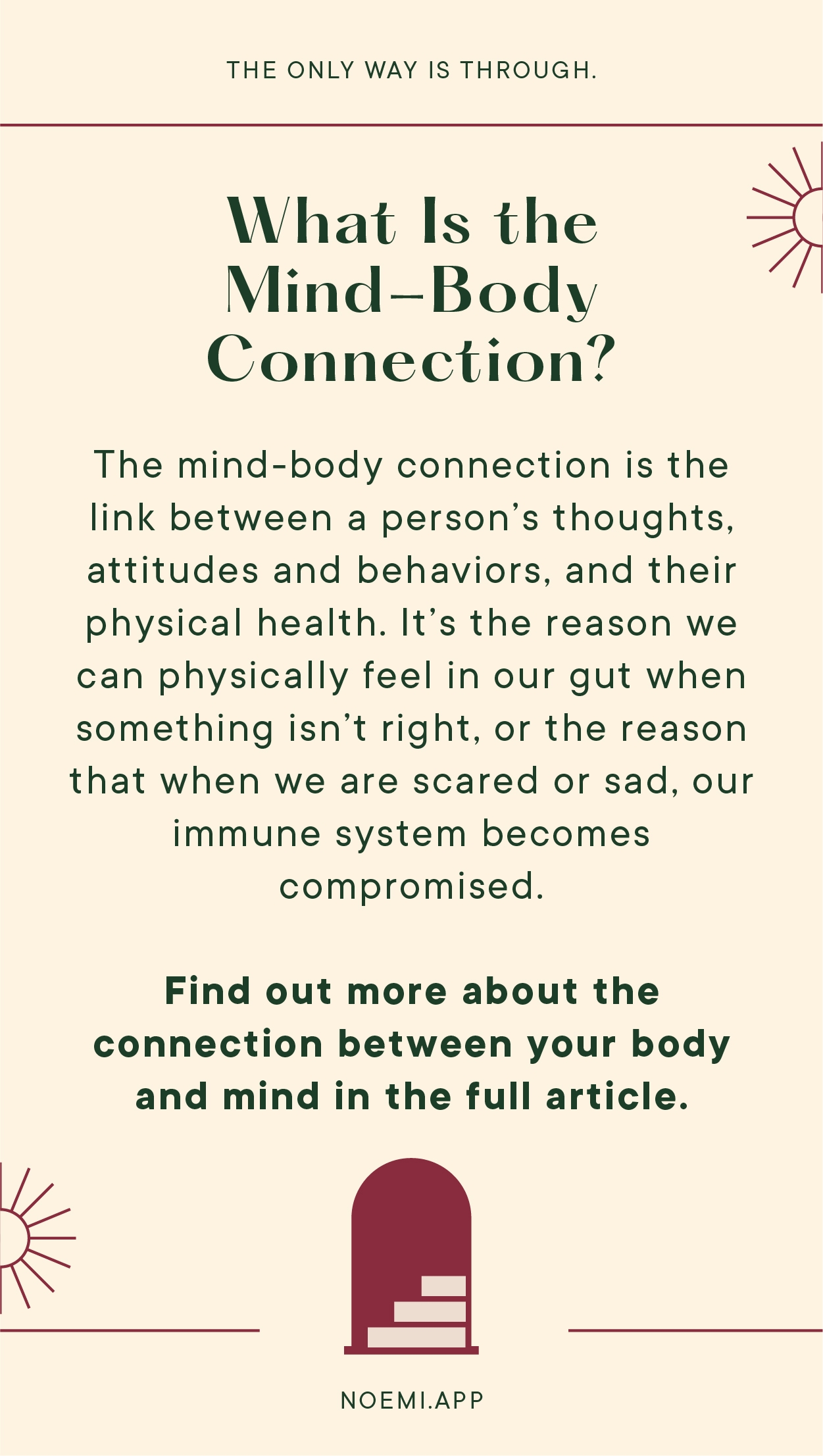 The MindBody Connection: How does the mind affect the body? →